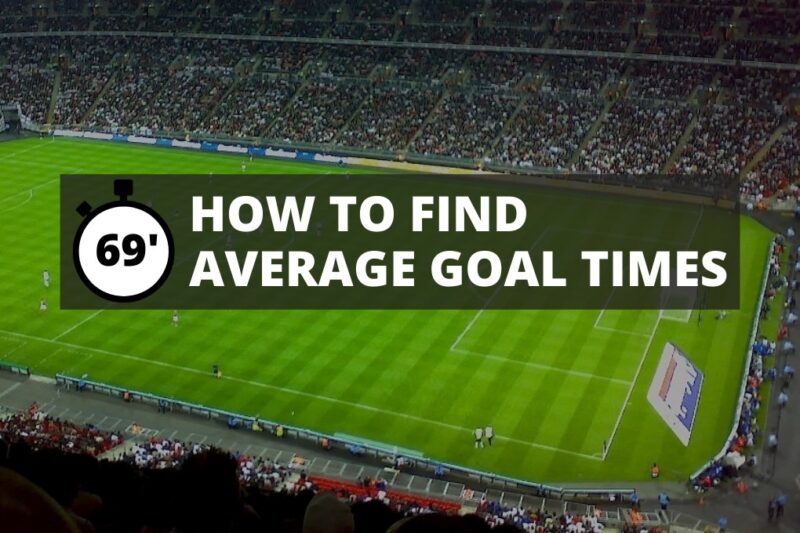 How to Find Average Goal Time Statistics in Football Fast